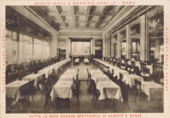 The interior of the Apollo Music Hall, Rome, 1920s - Jazz Age Club
